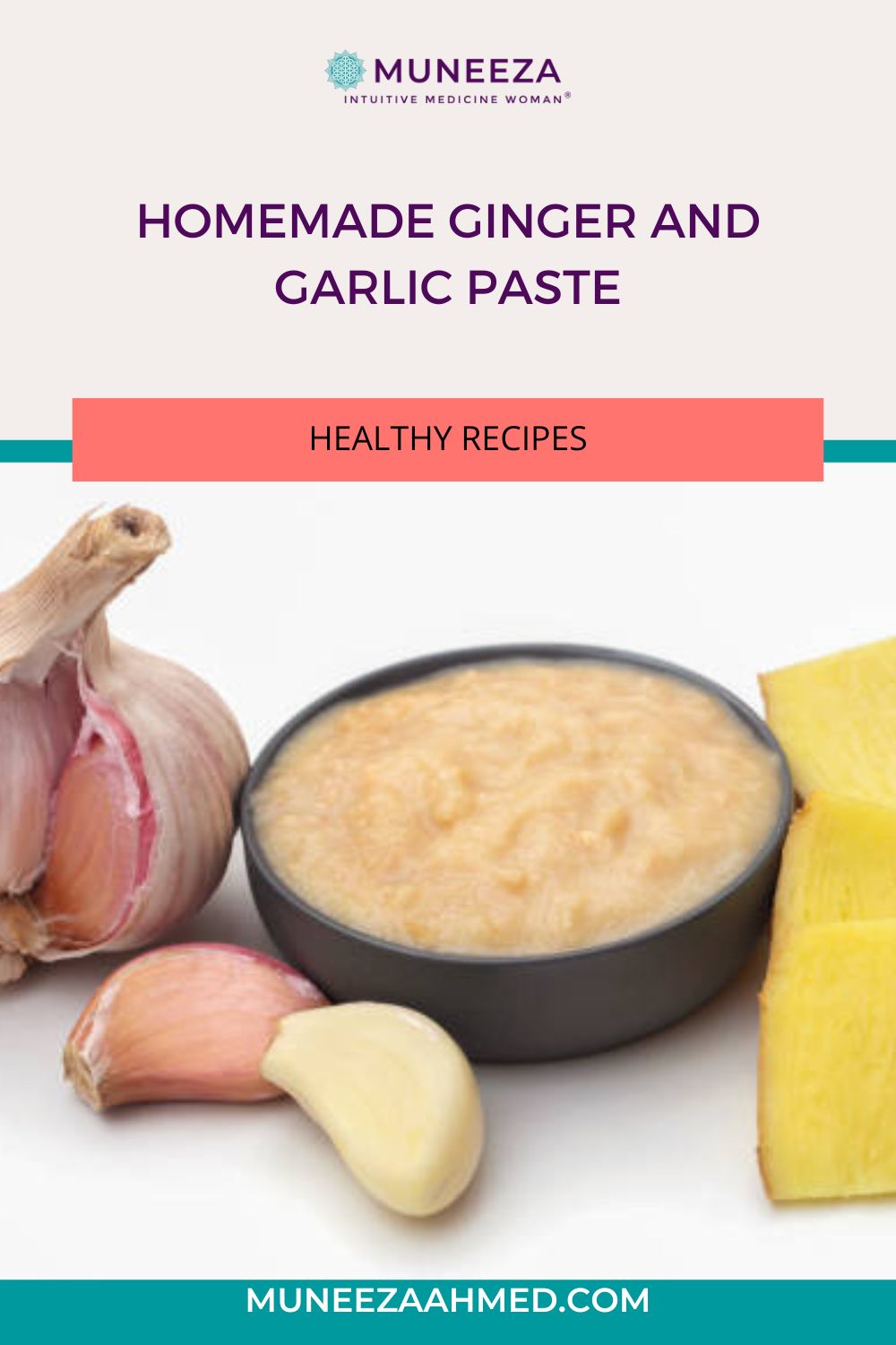 Homemade Ginger And Garlic Paste | Muneeza Ahmed