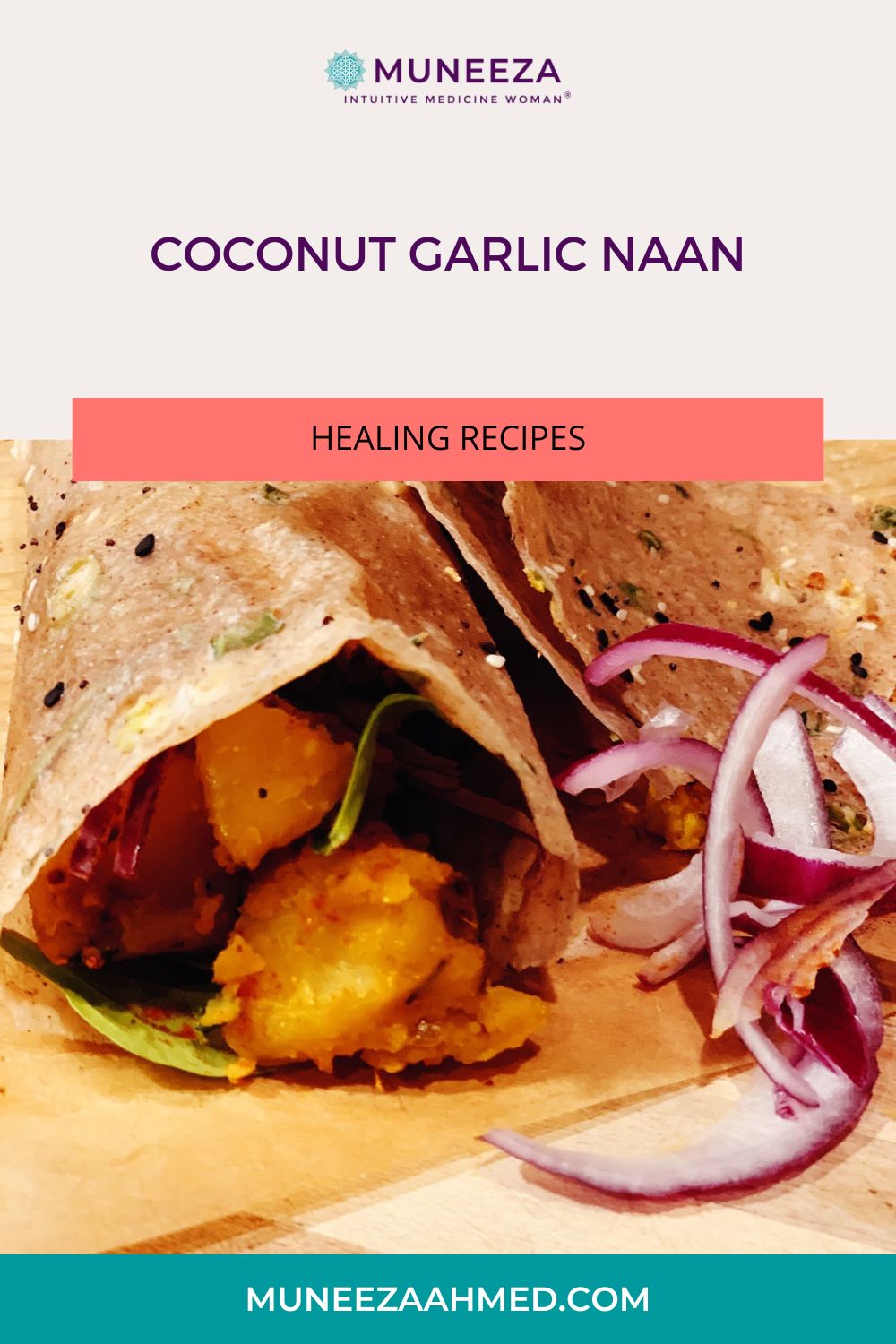 Coconut Garlic Naan | Muneeza Ahmed