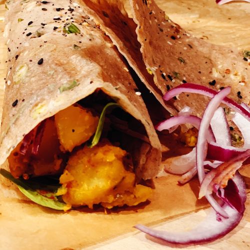 Coconut Garlic Naan | Muneeza Ahmed