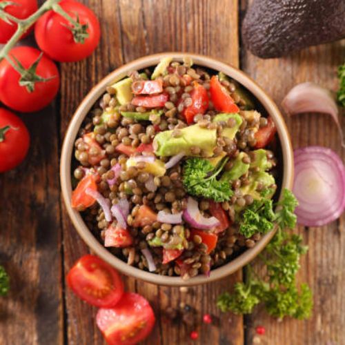 Lebanese Lentil Salad | Muneeza Ahmed