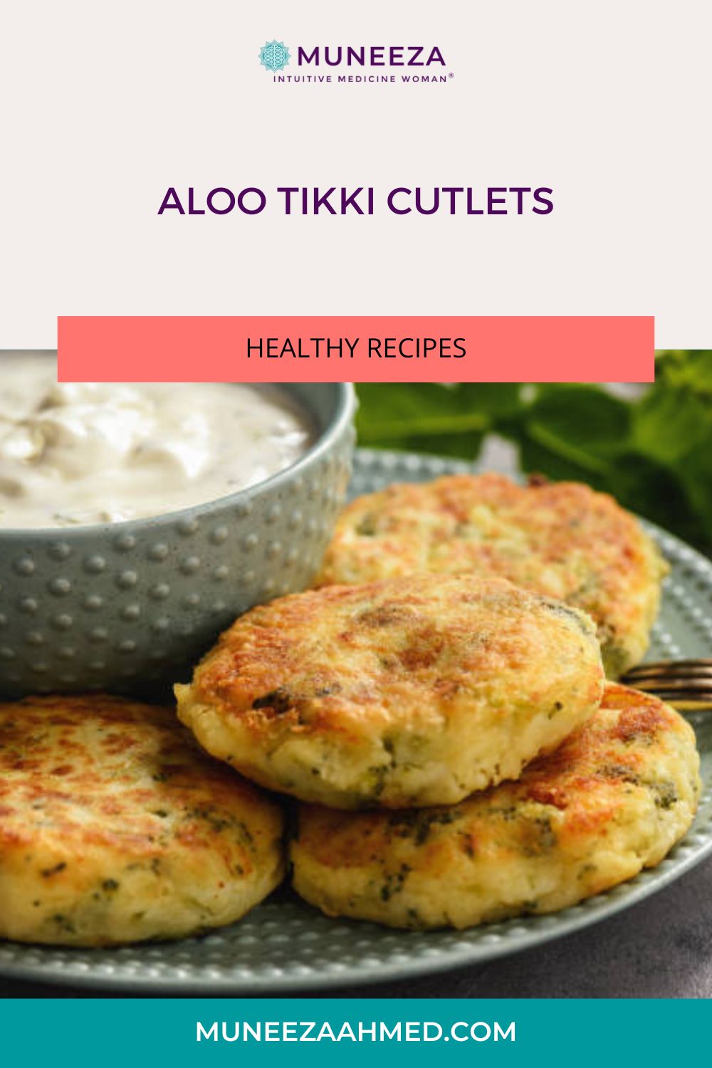 Vegan Aloo Tikki (Cutlet) Stuffed | Muneeza Ahmed