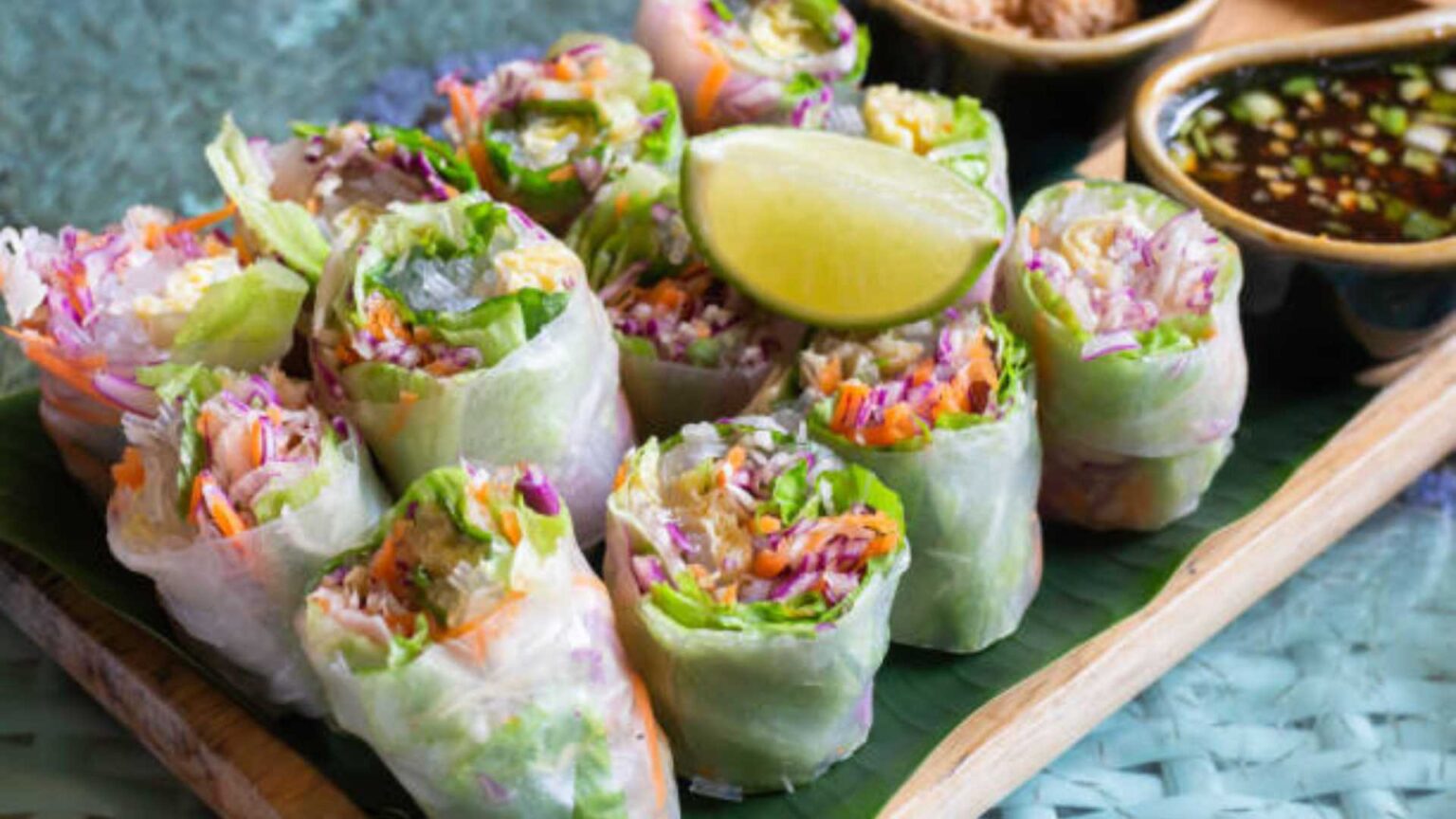 Three Fun Rice Paper Spring Rolls | Muneeza Ahmed